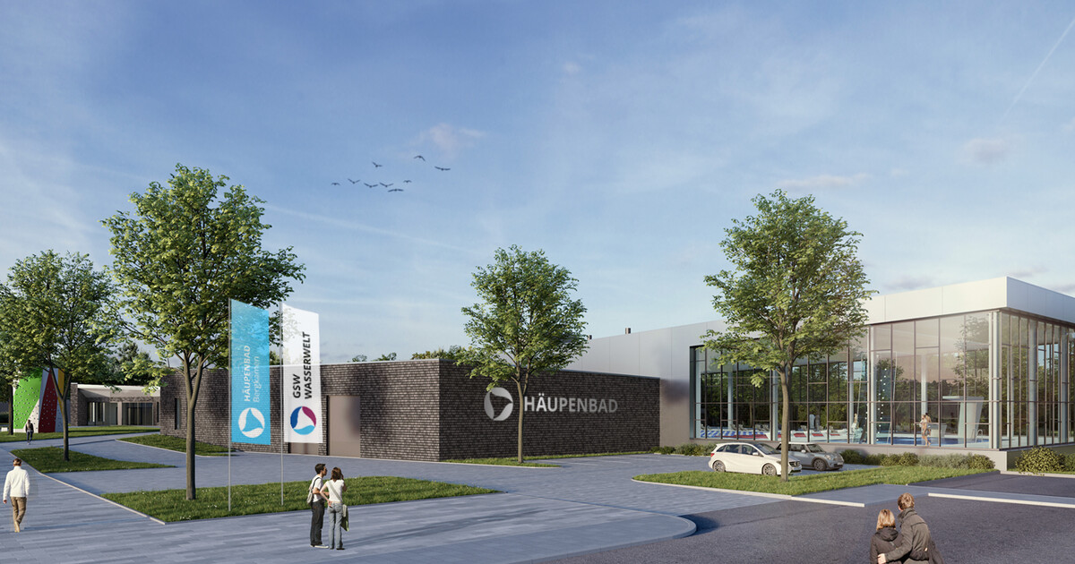 Neue Ansichten und Details zum Neubau Häupenbad Bergkamen | GSW Wasserwelt: Kamen/Bönen/Bergkamen